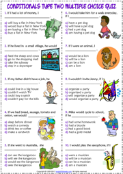 Conditionals ESL Printable Worksheets and Exercises